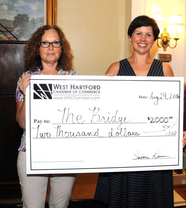 West Hartford Chamber of Commerce Awards $2,000 to Bridge Family Center ...