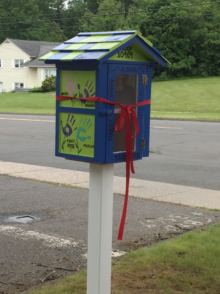 Girl Scout Troop Unveils ‘Little Free Library’ at Aiken Elementary ...