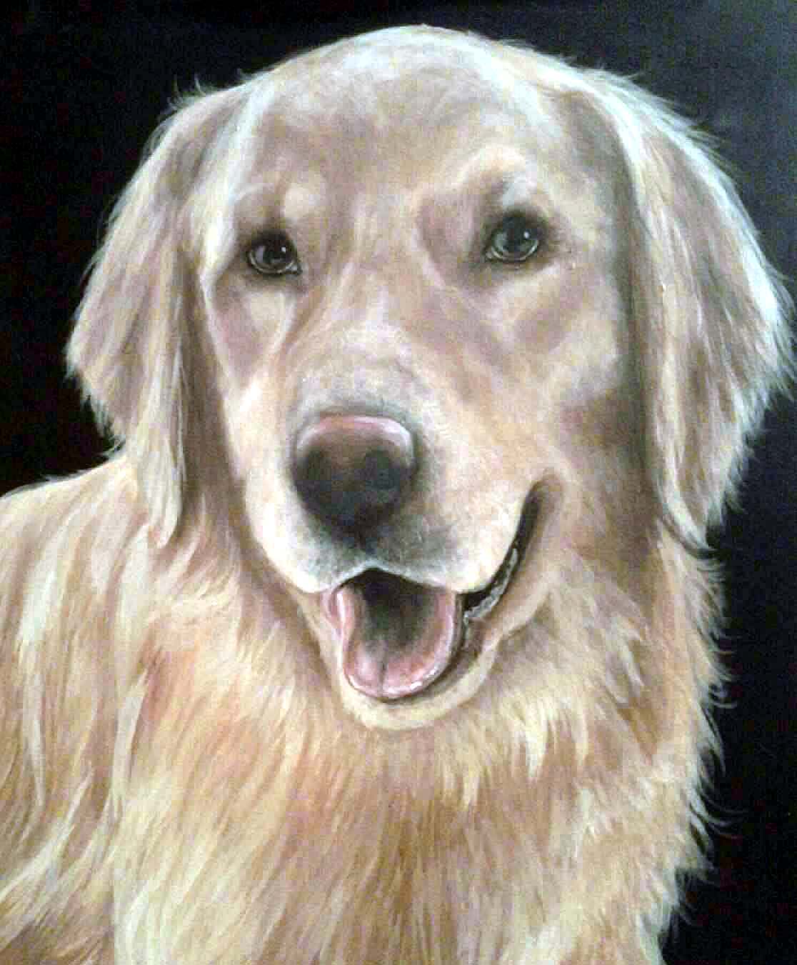 West Hartford Artist's Painting a Touching Tribute to K-9 Reign - We-Ha ...