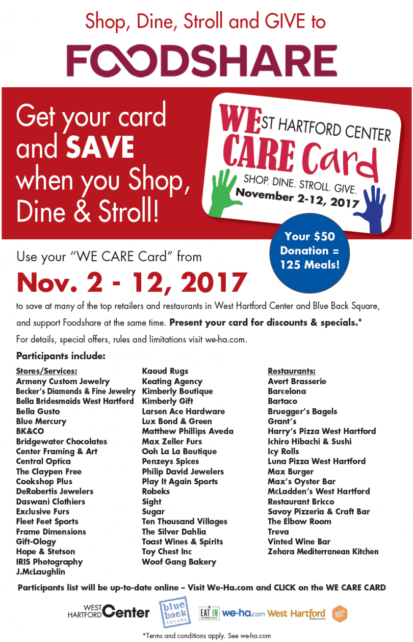 Foodshare-We-Care-Poster - We-Ha | West Hartford News