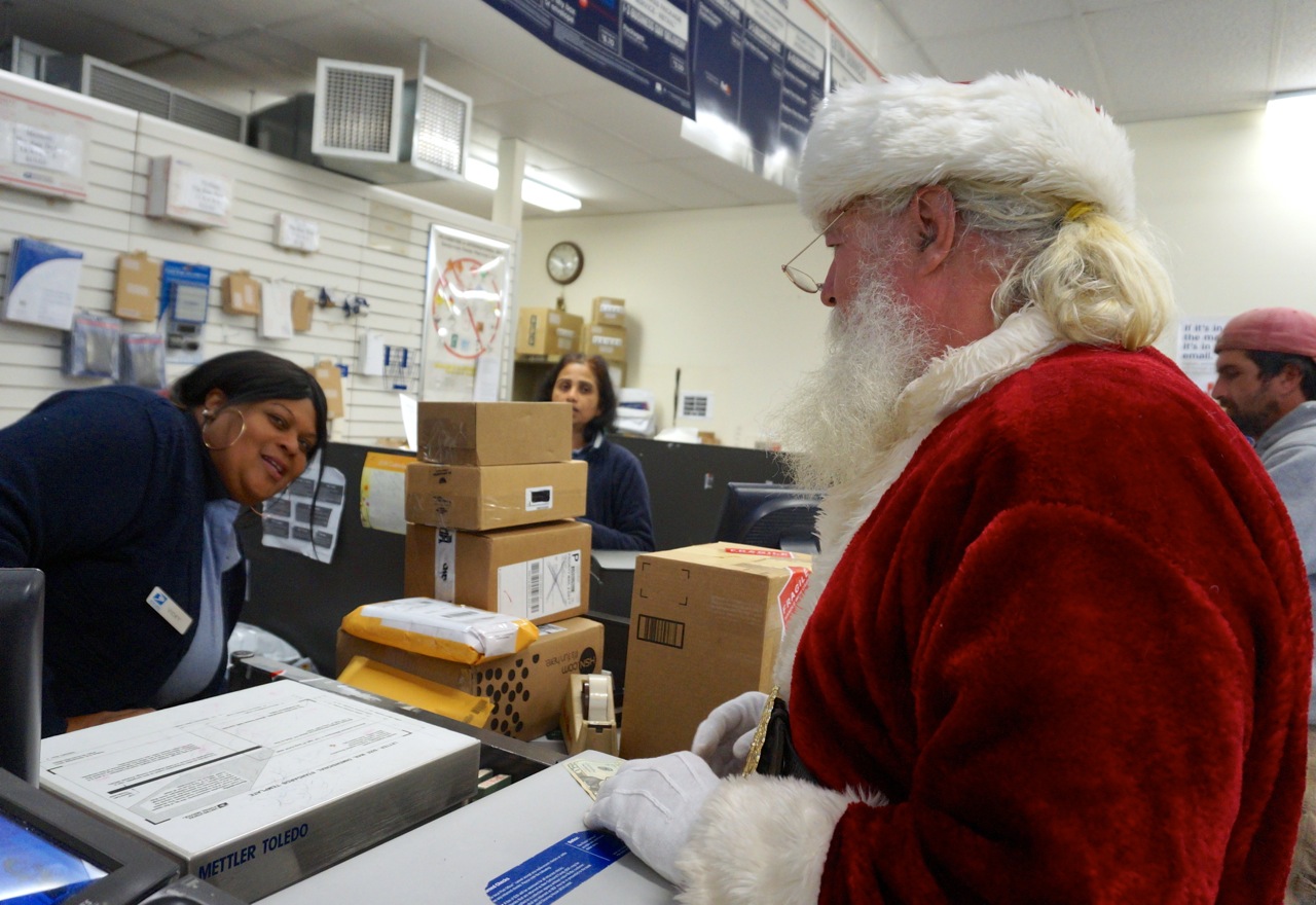 West Hartford Post Office Gets Early Visit from Santa - We-Ha | West ...