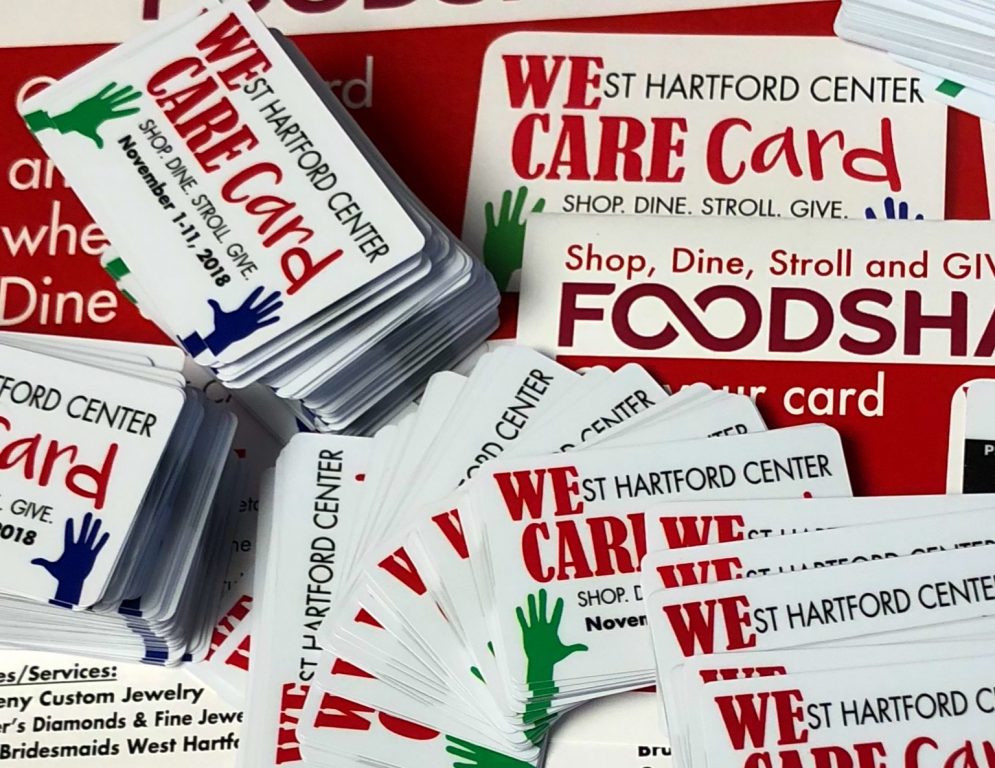 West Hartford Center and Blue Back Square Annual 'We Care Card ...
