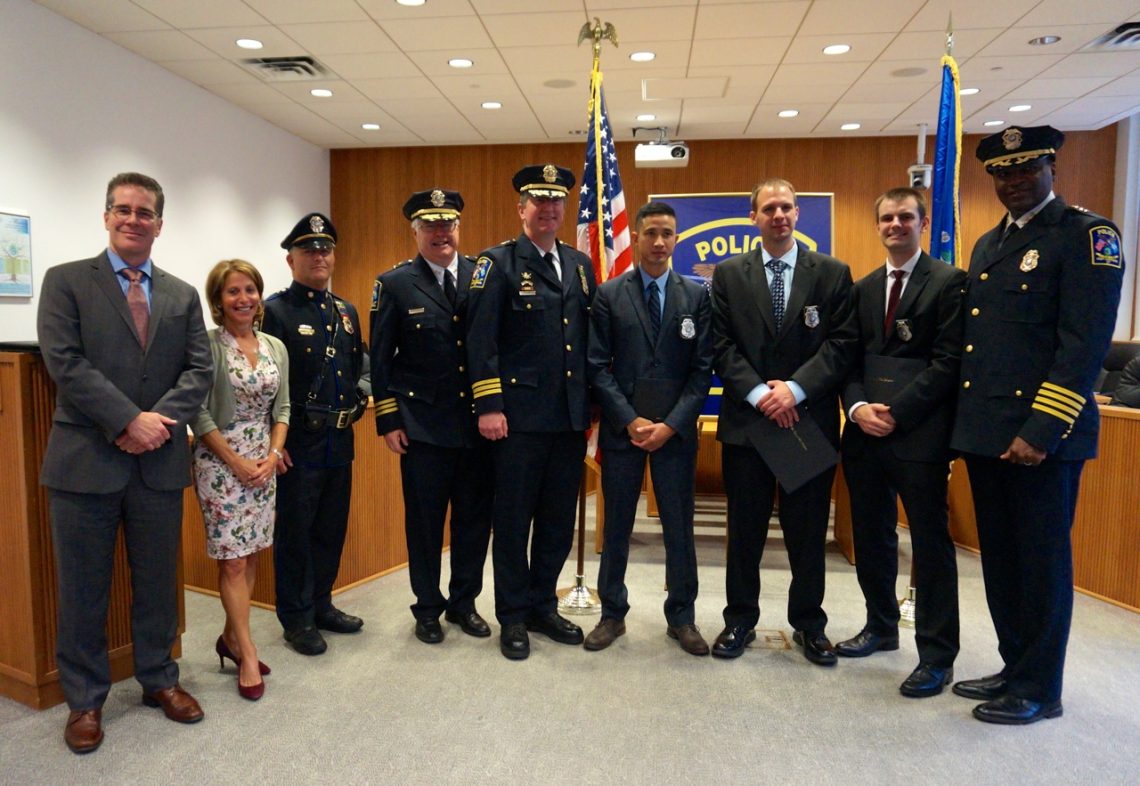 Two Conard Grads Among Group Sworn in as West Hartford Police Officers ...
