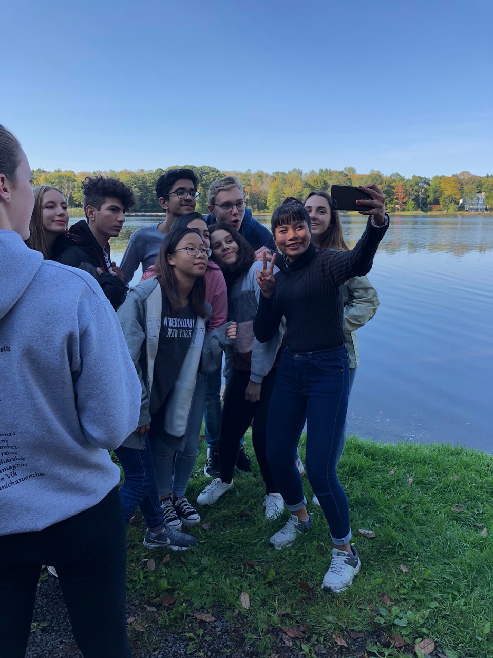 Phurichaya with AFS students - We-Ha | West Hartford News
