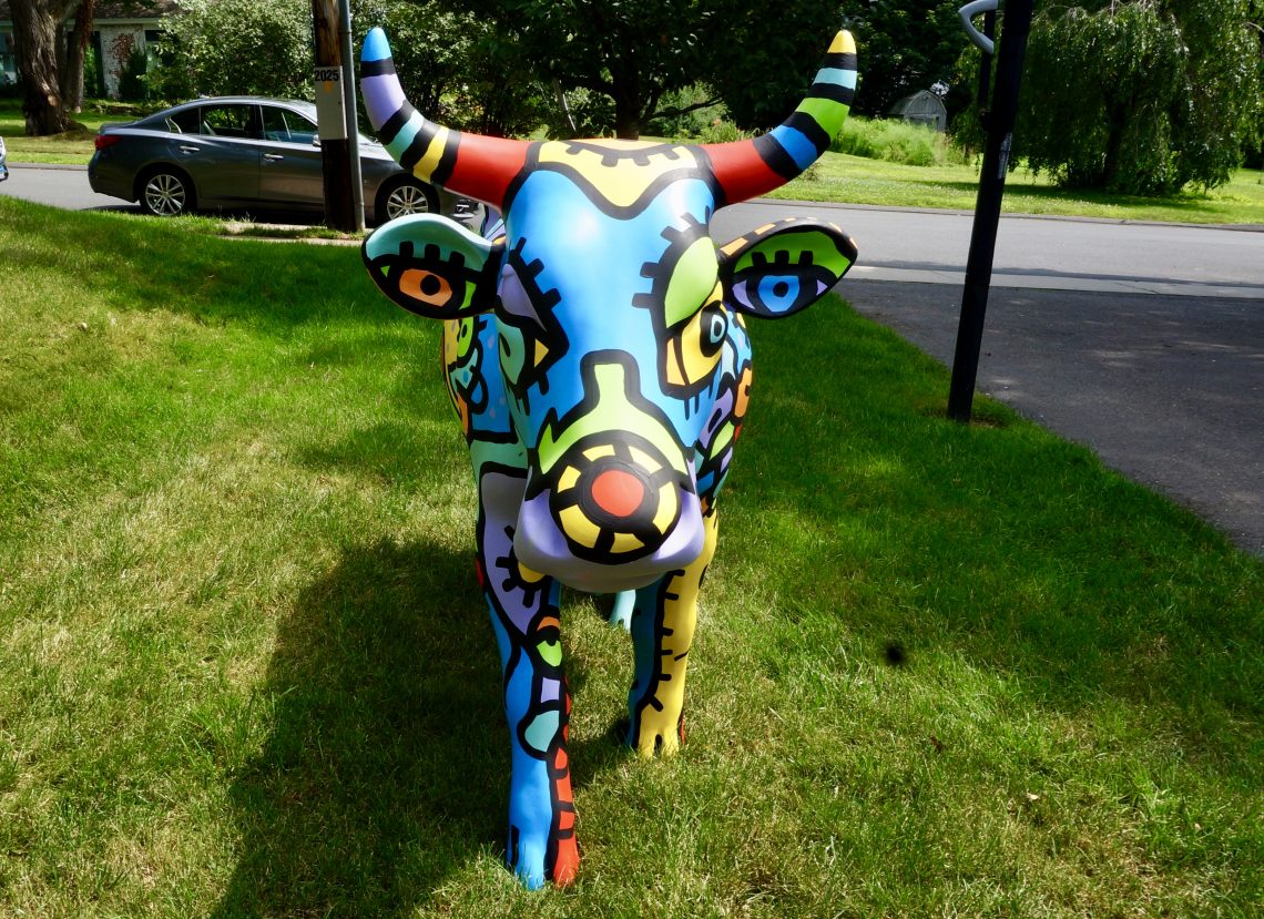 'Moo York' Cow Comes to Life in West Hartford Garage - We-Ha | West ...
