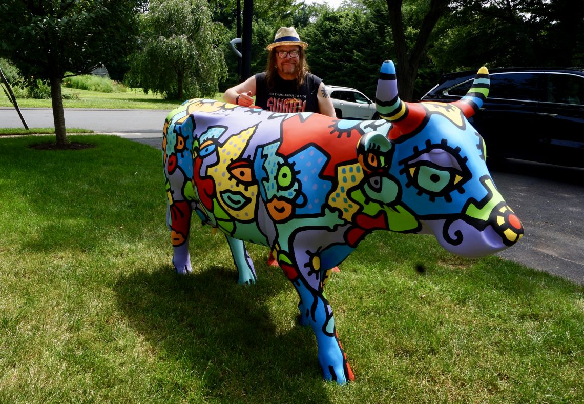 'Moo York' Cow Comes to Life in West Hartford Garage - We-Ha | West ...