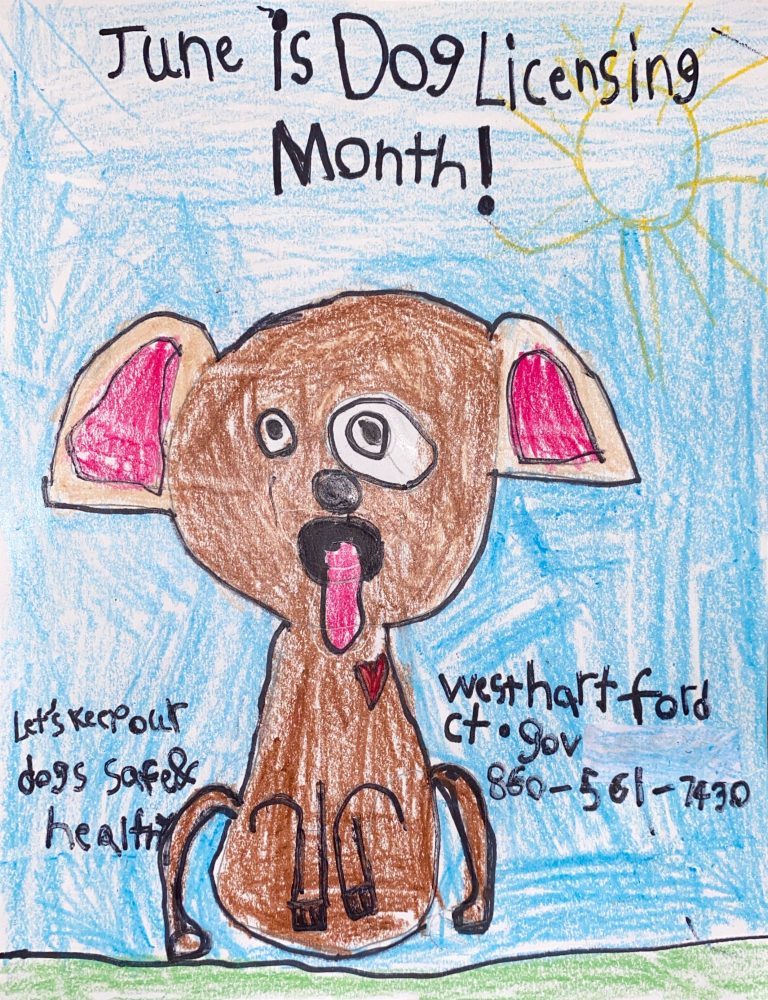 West Hartford Dog Licensing Poster Winners Are ... - We-Ha | West ...