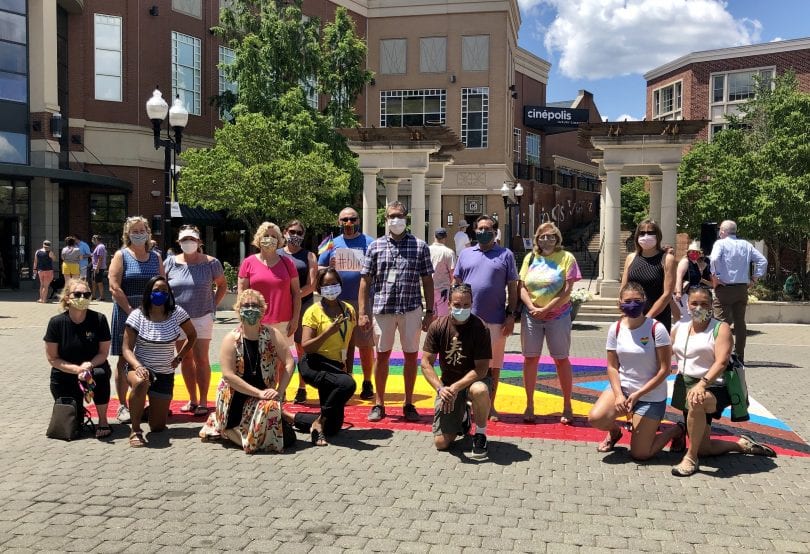 Pride Crosswalk a Permanent Fixture in Blue Back Square - We-Ha | West ...