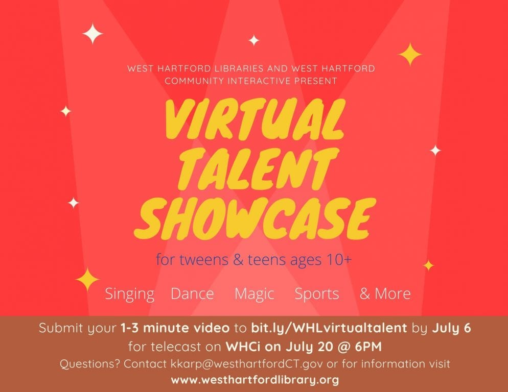 Entries Being Accepted for West Hartford Tween and Teen Talent Showcase ...