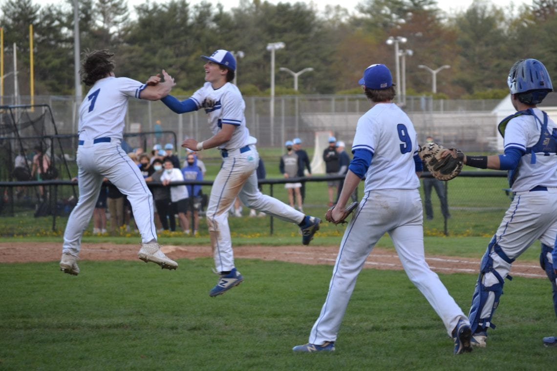 Udell's Pitching and Timely Hitting Help Hall Baseball Overcome ...