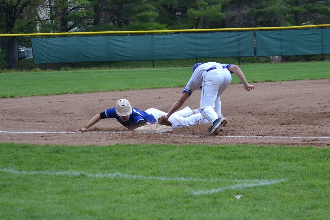 Udell's Pitching and Timely Hitting Help Hall Baseball Overcome ...