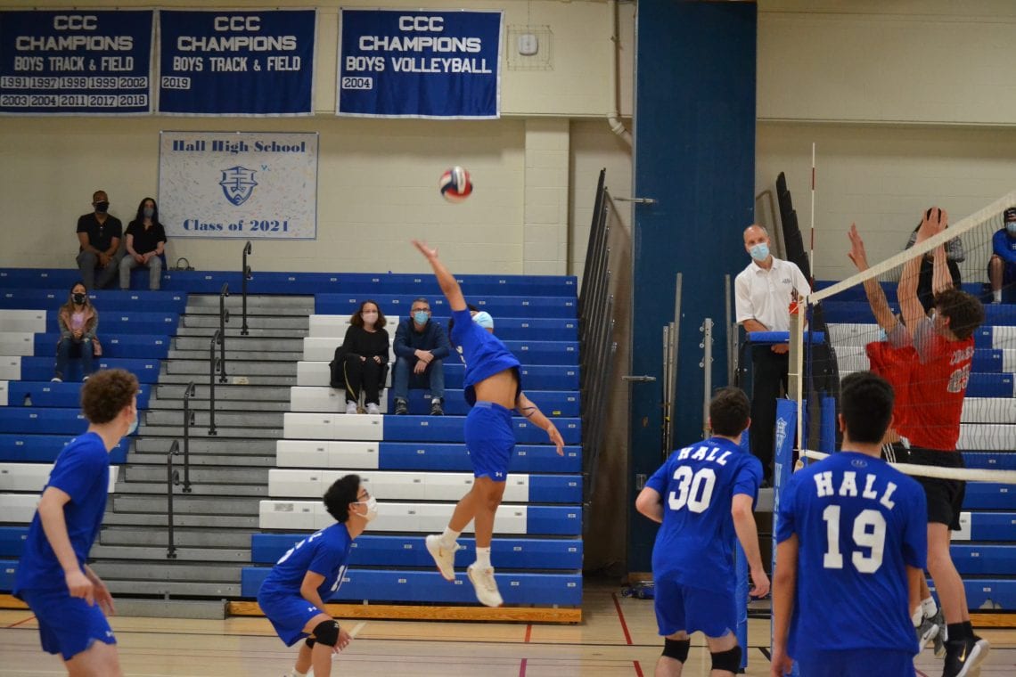 Photos: Conard Defeats Hall in Boys Volleyball - We-Ha | West Hartford News