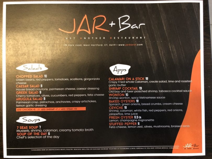 JAR + Bar Offers Tapas from Around the World - We-Ha | West Hartford News