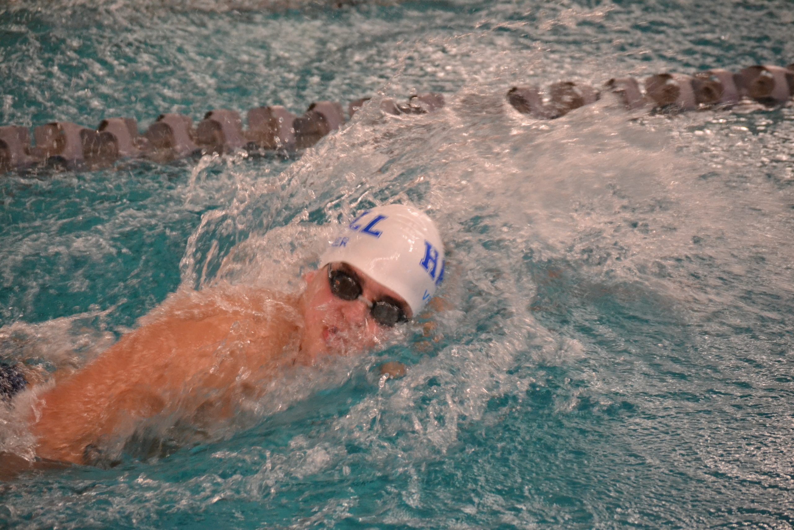 George Verner Of Hall Competes In The 200- Yard Freestyle - We-Ha ...