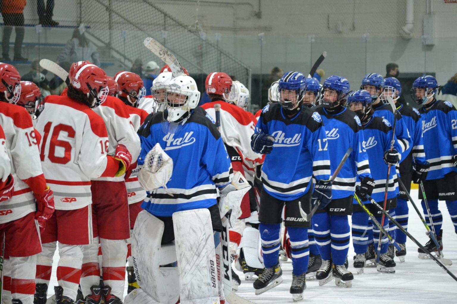 Conard Dominates a Tired Hall Hockey Team - We-Ha | West Hartford News