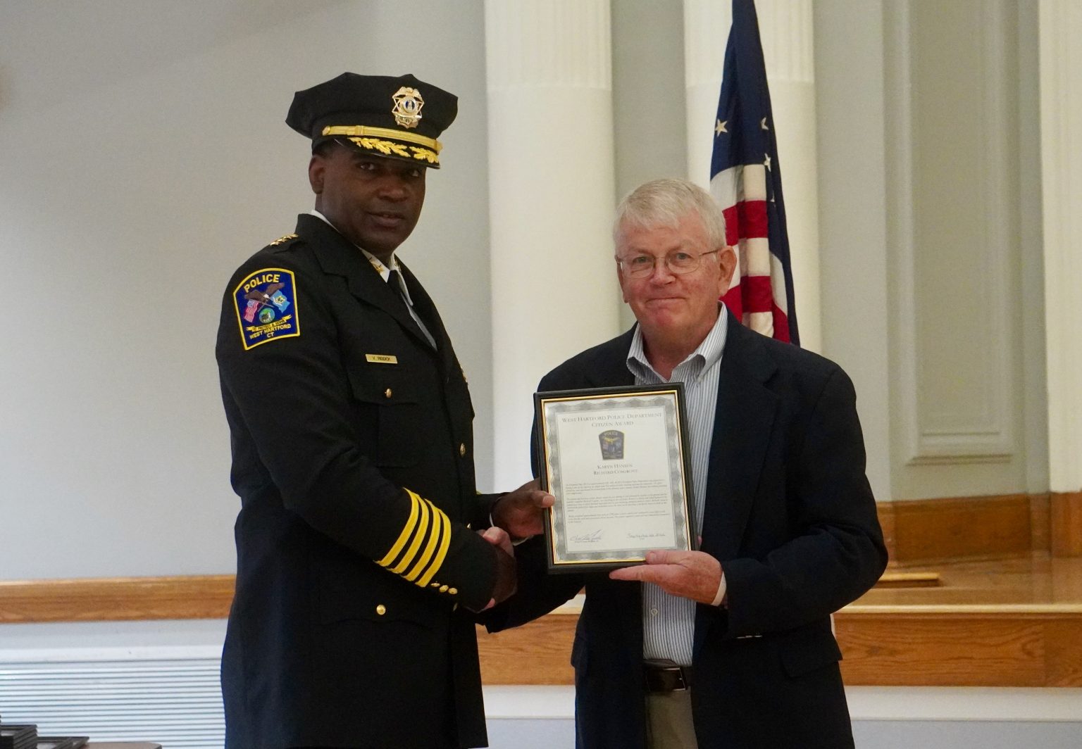 West Hartford Police Department Honors Citizens and Officers for ...