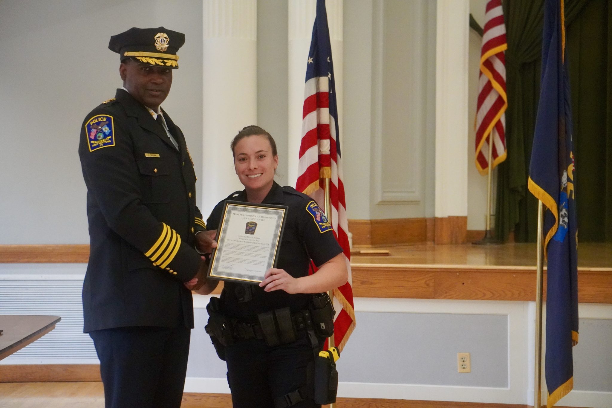 West Hartford Police Department Honors Citizens and Officers for ...