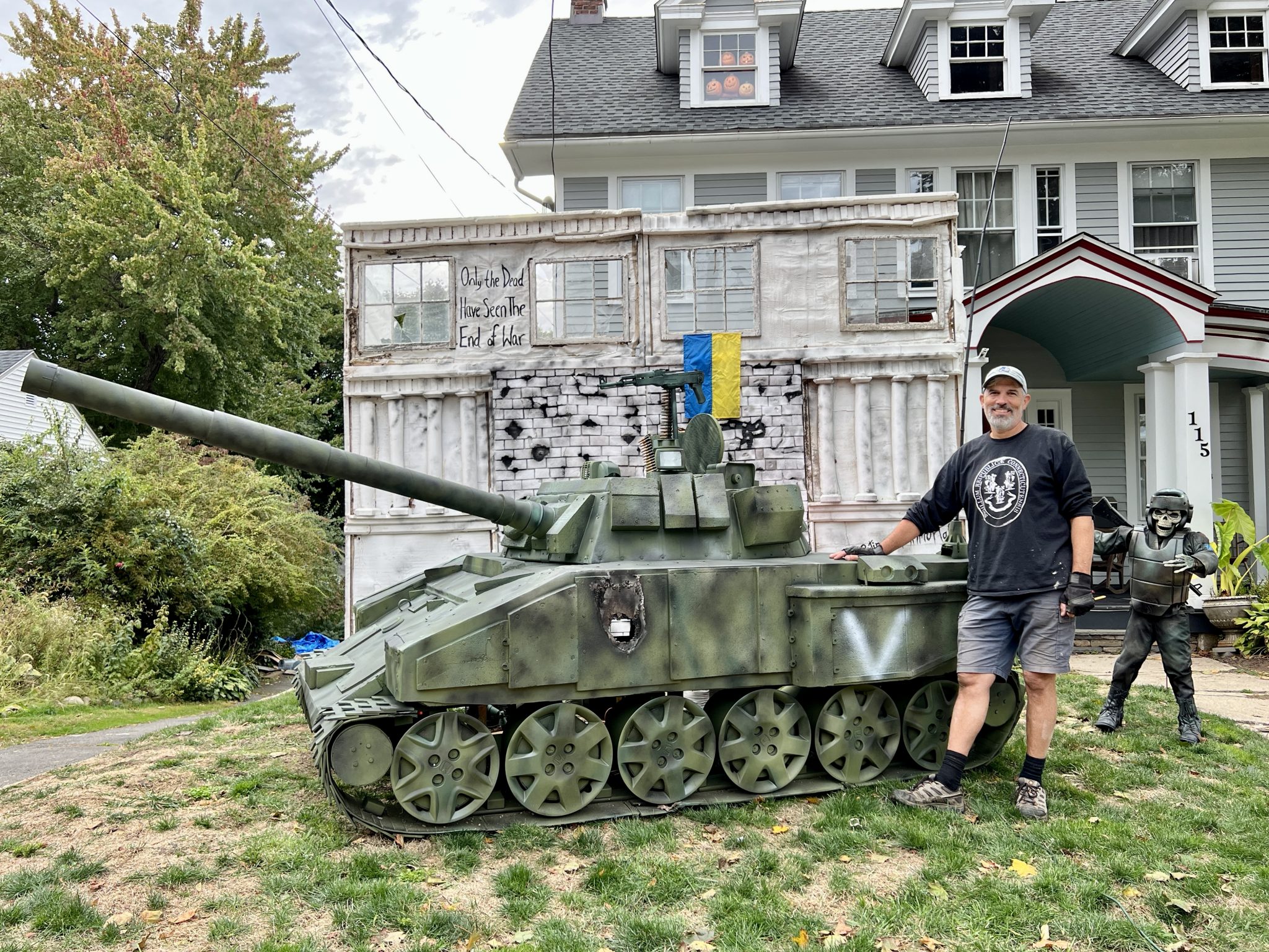 Burned Out Tank Highlights the Horror at West Hartford's 'Halloween ...