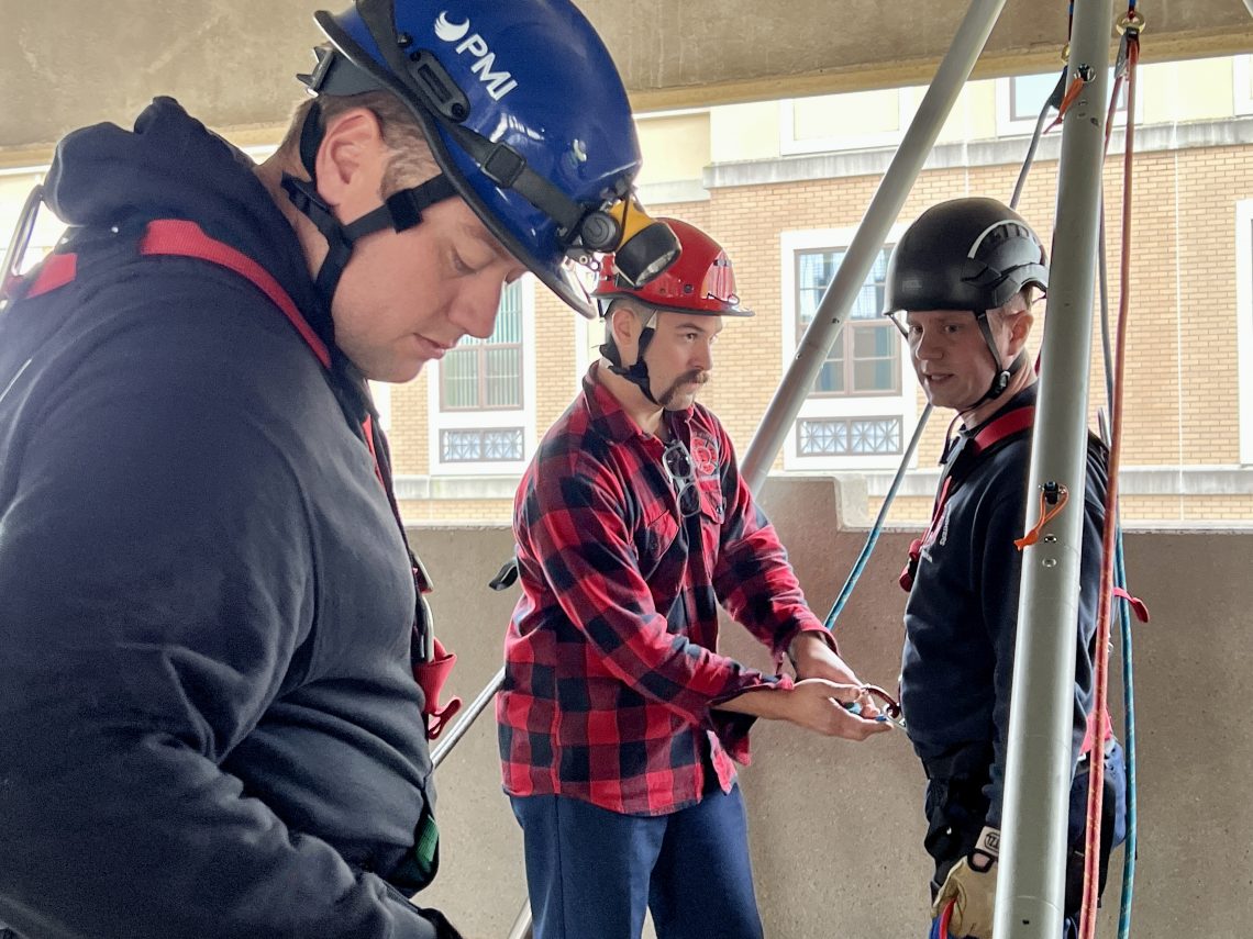 West Hartford Firefighters 'Learning the Ropes' During Rescue Training ...