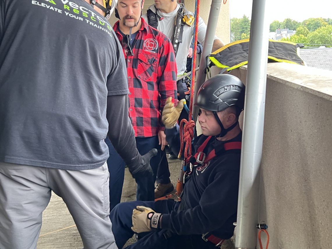 West Hartford Firefighters 'Learning the Ropes' During Rescue Training ...