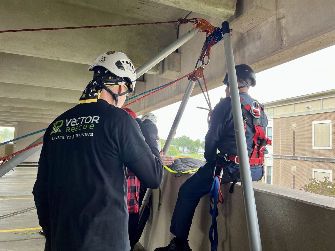 West Hartford Firefighters 'Learning the Ropes' During Rescue Training ...