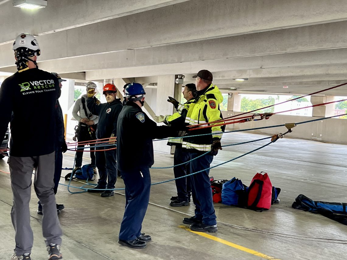 West Hartford Firefighters 'Learning the Ropes' During Rescue Training ...