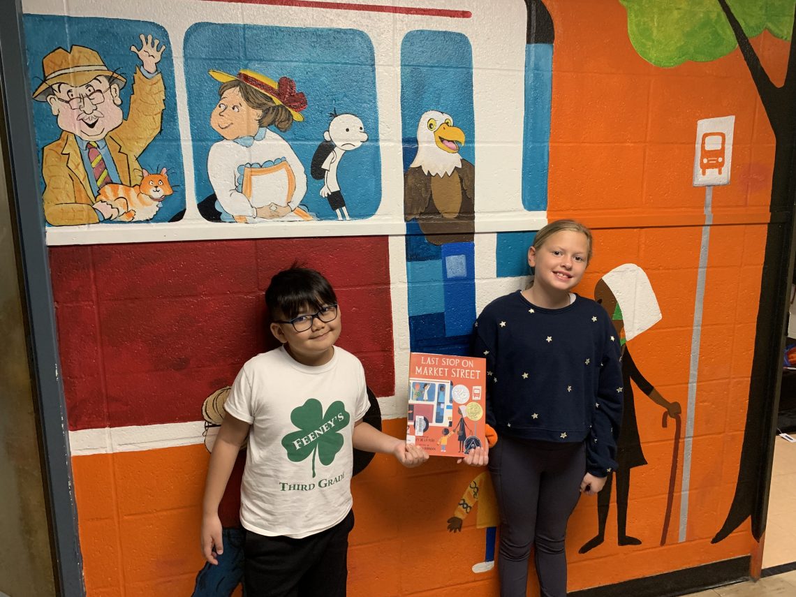 Books and the World Come Alive on the Walls of West Hartford's Wolcott ...