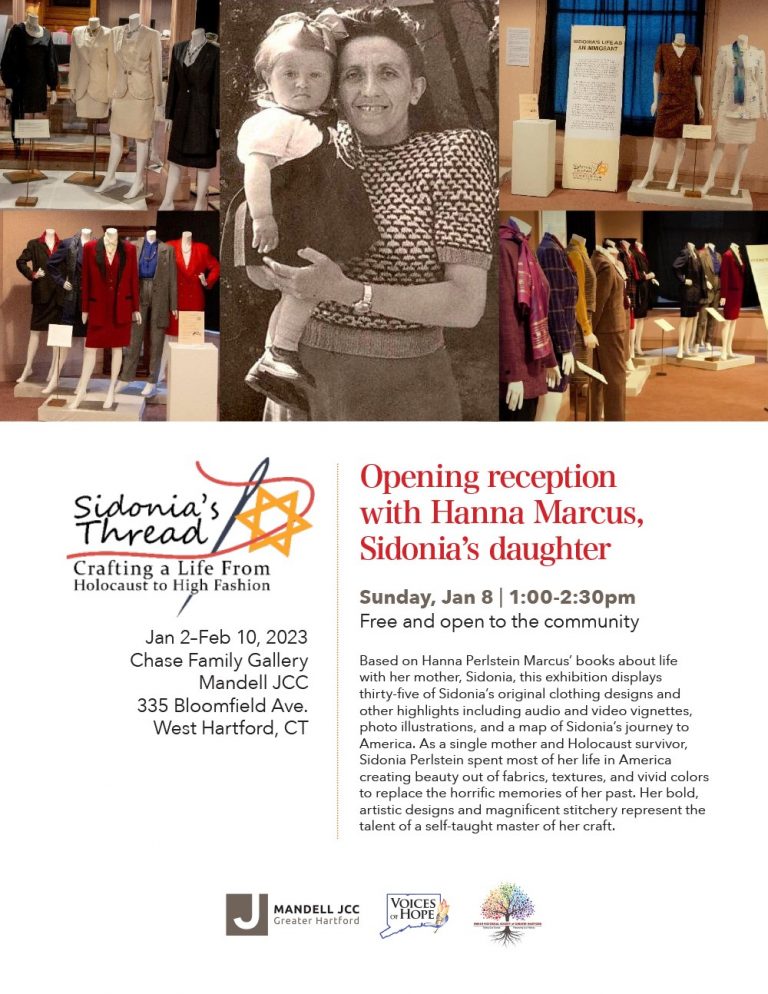 Historic 'Sidonia's Thread' Exhibit Will Be on Display in West Hartford ...