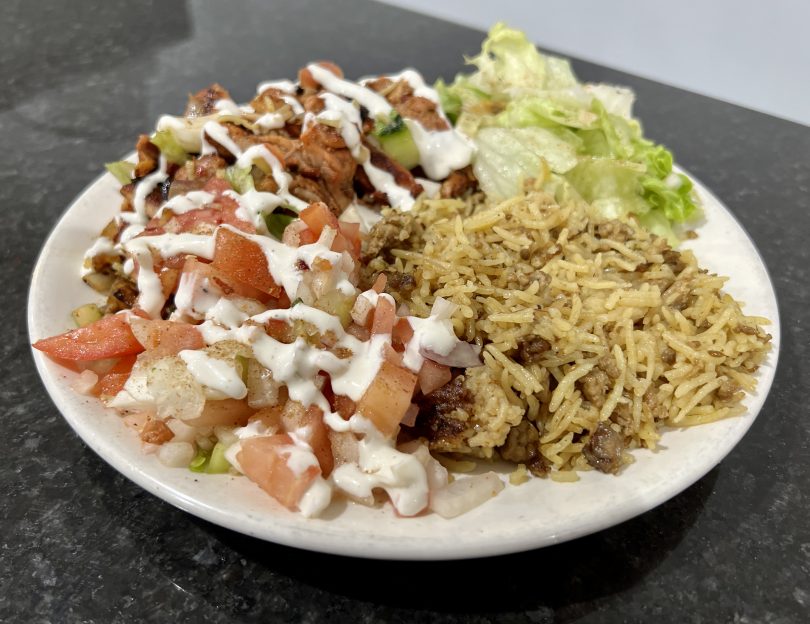 chicken shawarma with keema rice rasham marketplace - We-Ha | West ...