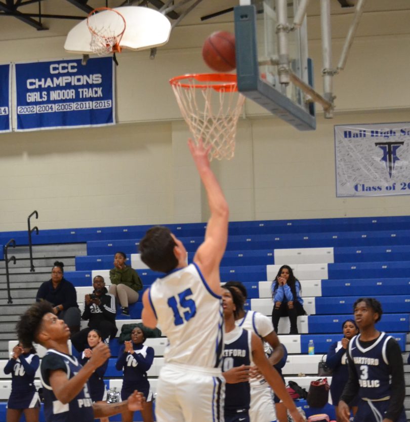 Hall Basketball Struggles in Win Against Hartford Public - We-Ha | West ...