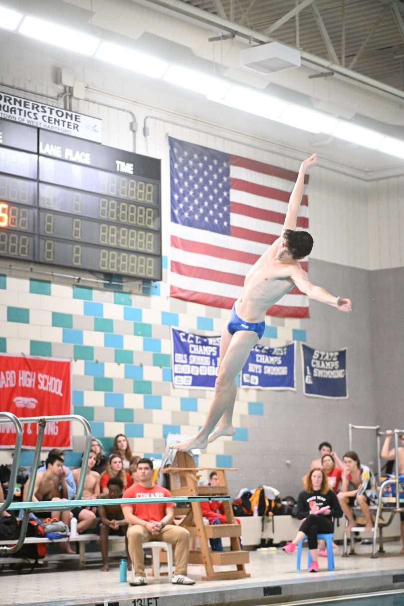 Hall Boys Swimming Takes Crosstown Meet with Conard - We-Ha | West ...