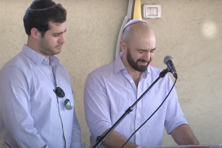 Akiva Rockland, left, and Ari Zackin, grew up with Elan Ganeles in West ...