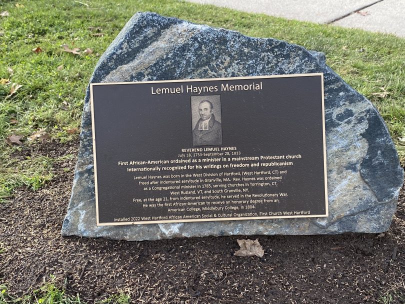 Memorial to Lemuel Haynes Dedicated in West Hartford - We-Ha | West ...