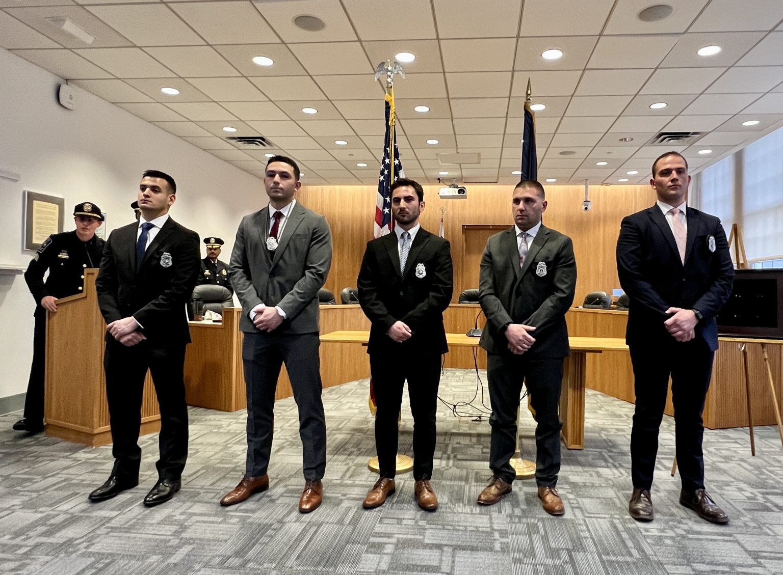 West Hartford Police Welcome 5 New Officers, Celebrate 2 Promotions ...