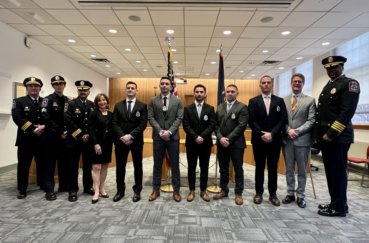 West Hartford Police Welcome 5 New Officers, Celebrate 2 Promotions ...