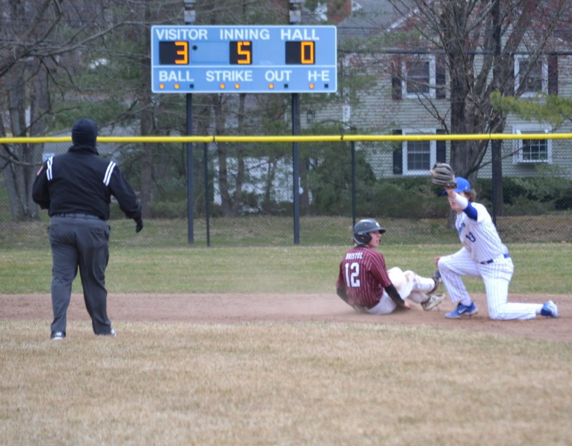 Hall Baseball Shut Out by Bristol Central - We-Ha | West Hartford News