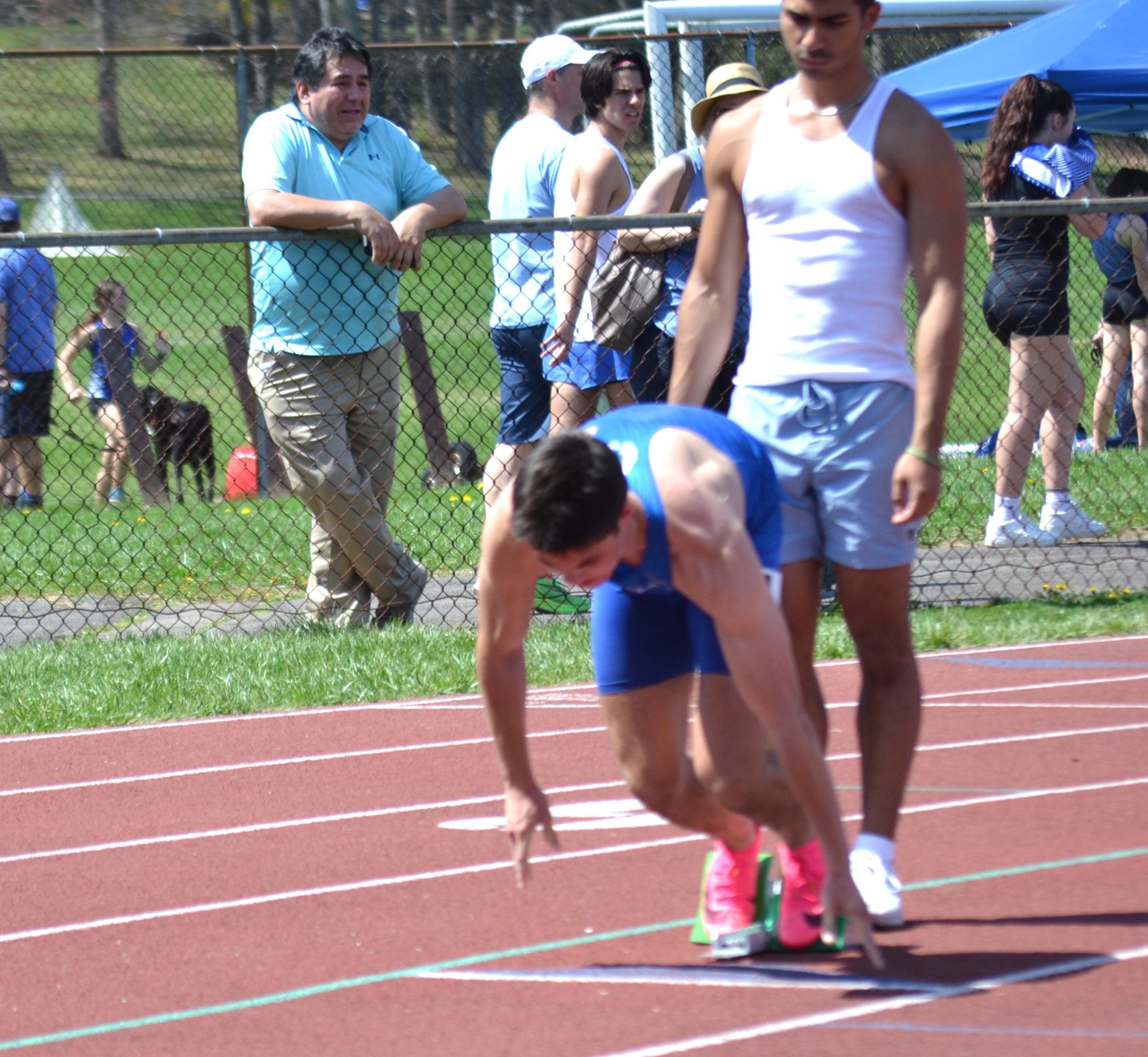 Charles Cameron won the boys 400 meter in a personal best time of 52.20 ...