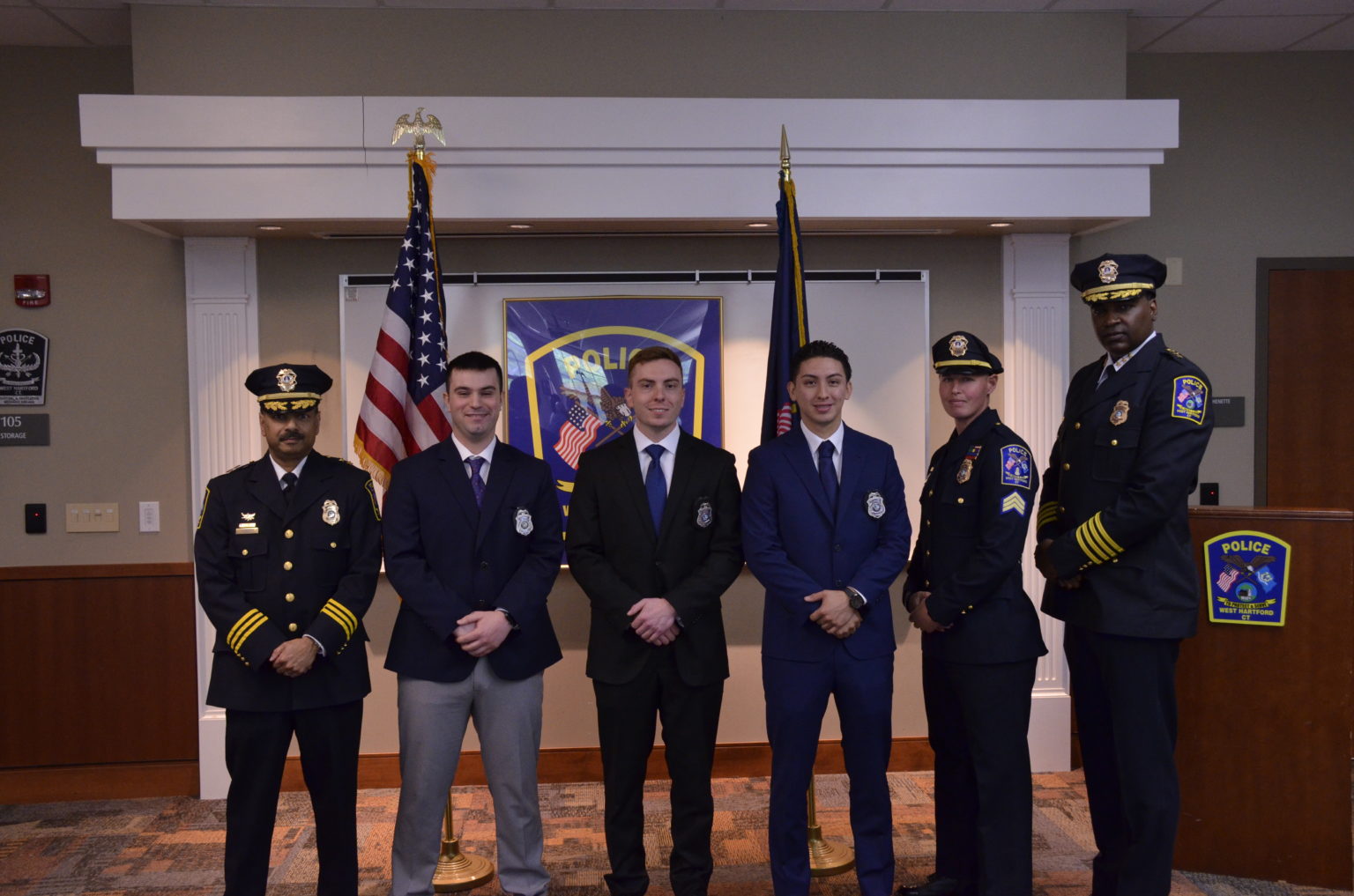 West Hartford Police Department Welcomes Three New Officers - We-Ha ...