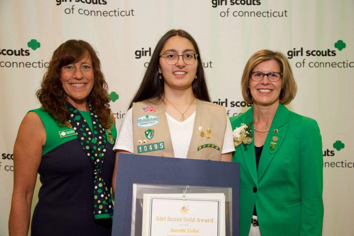 Three from West Hartford Receive Highest Girl Scout Honor, the Gold ...
