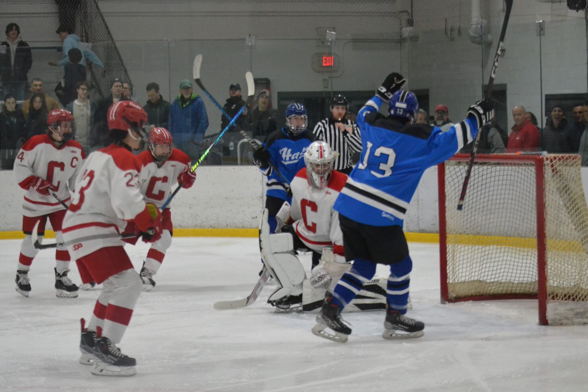 Conard Handles Hall, Luke Roux Scholarship Presented at Boys Hockey ...