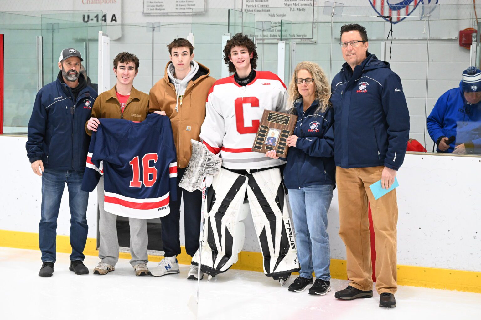Conard Handles Hall, Luke Roux Scholarship Presented at Boys Hockey ...
