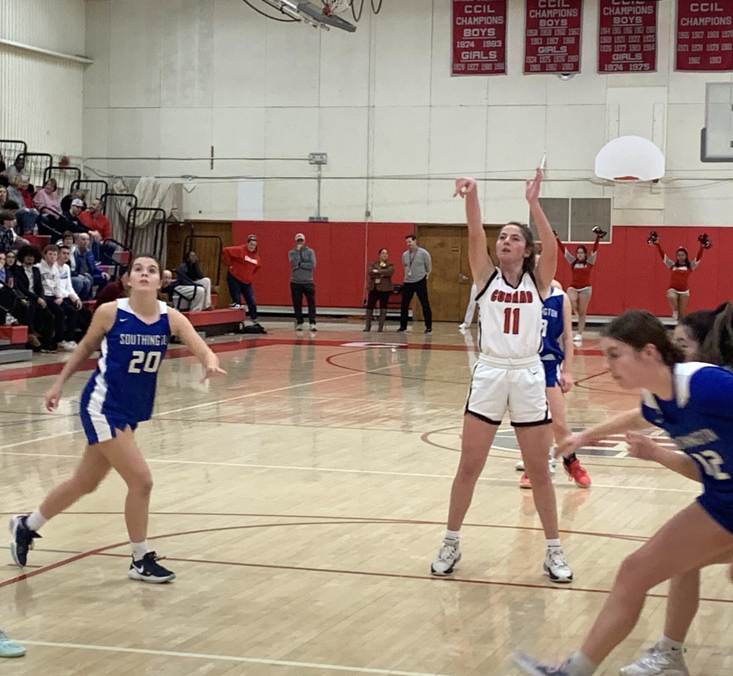 Nicole Gorman follows through on her freethrow - We-Ha | West Hartford News