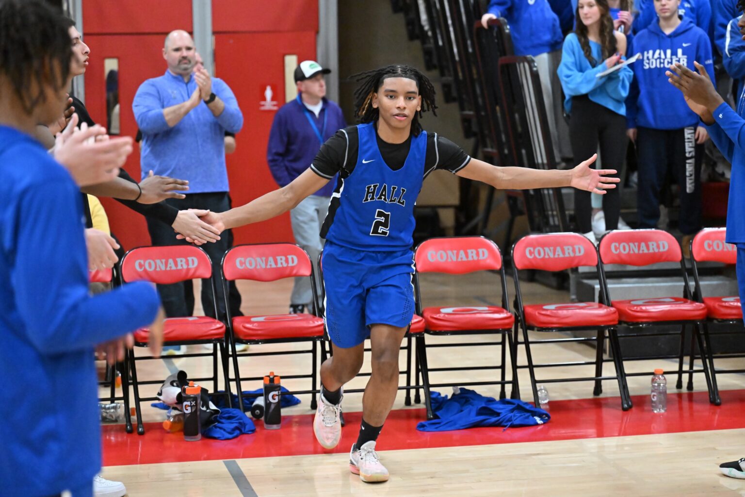 Fox Hits 2,000-Point Mark as Conard Surges Past Hall in 4th Quarter ...