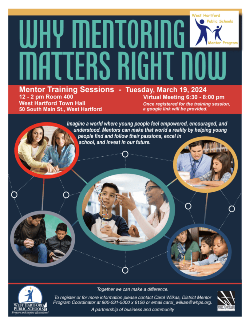 West Hartford Public Schools Holding Mentor Workshop - We-Ha | West ...