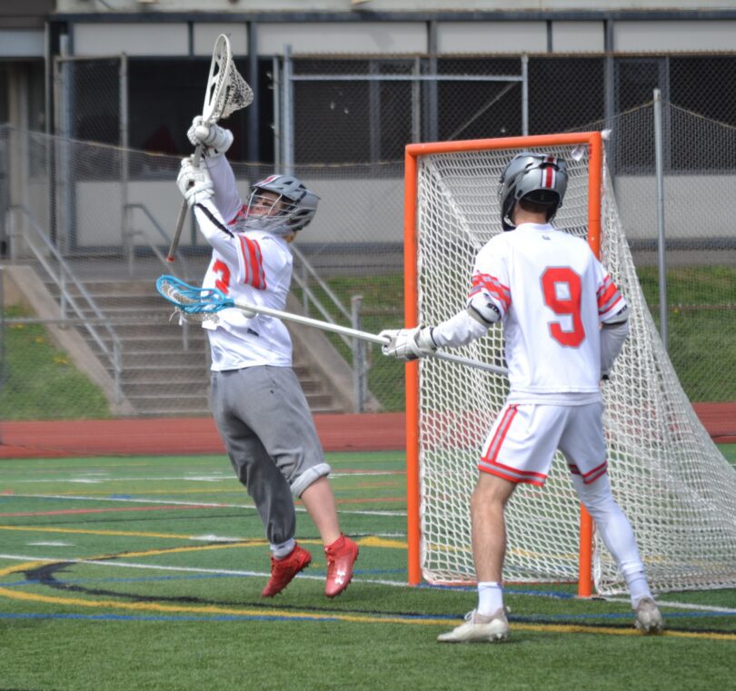 Brayden Mangini and Garrett Selstad (9) helped lead the Conard defense ...