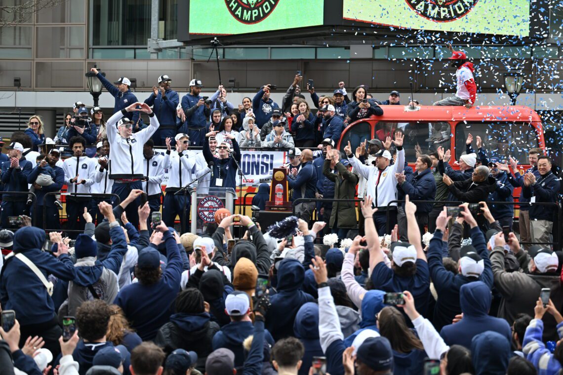 Scenes from UConn Championship Parade and Rally - We-Ha | West Hartford ...