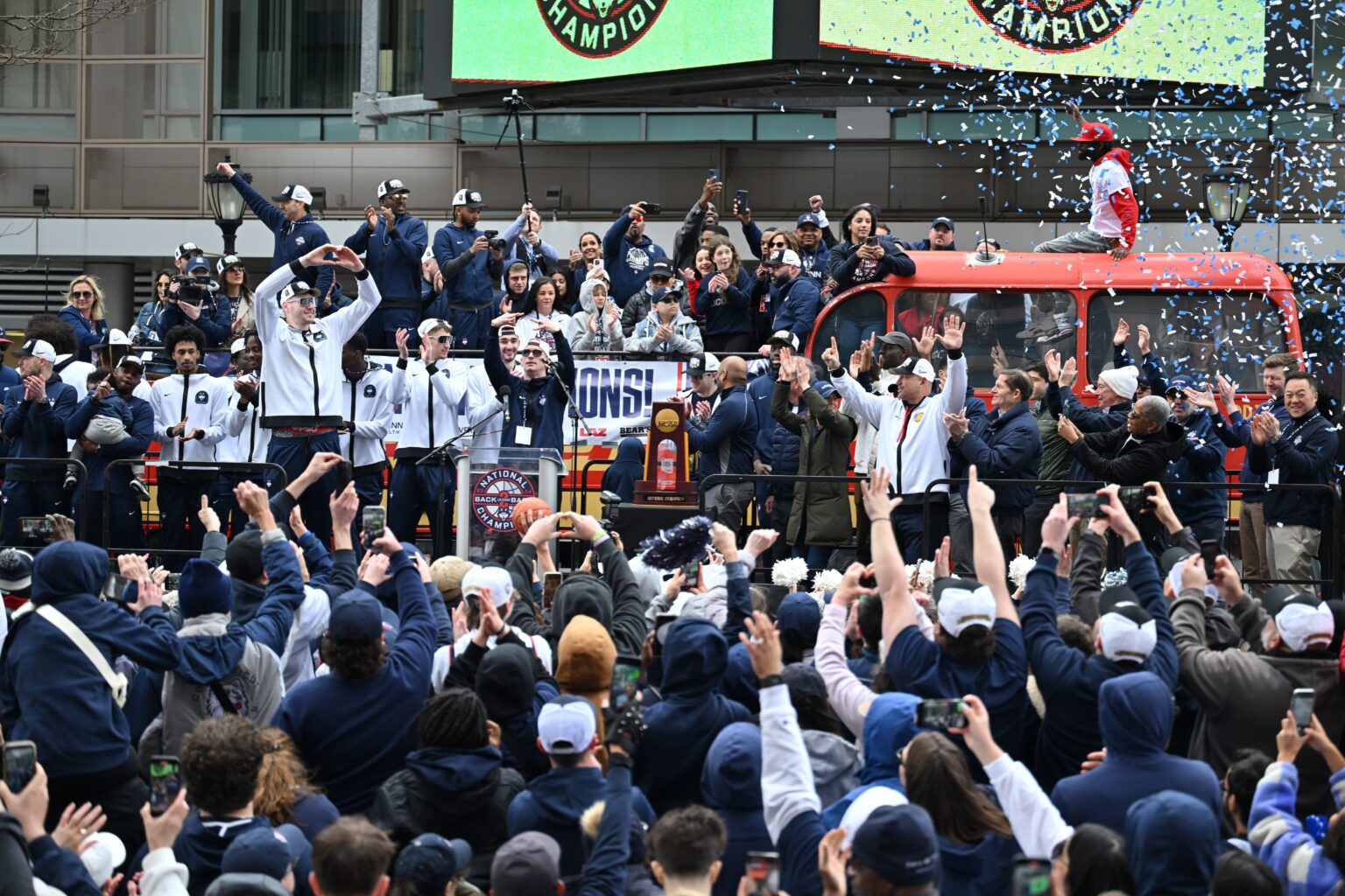 Scenes from UConn Championship Parade and Rally - We-Ha | West Hartford ...