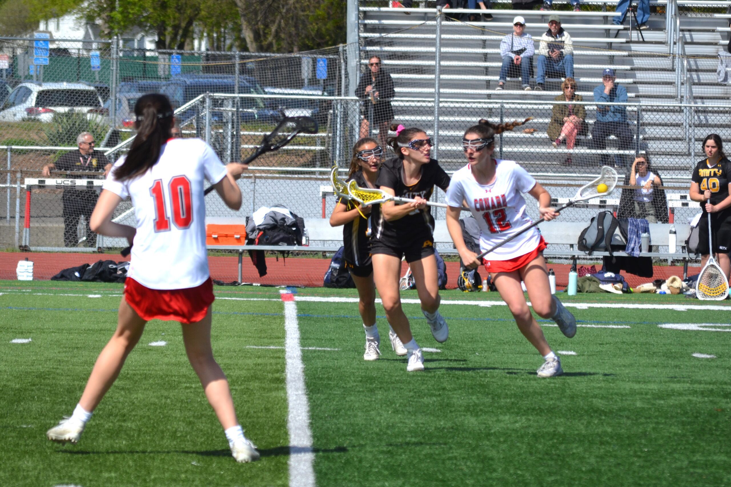 Nicole Gorman's (12) run would set up Jacqueline Capone's goal. Red ...