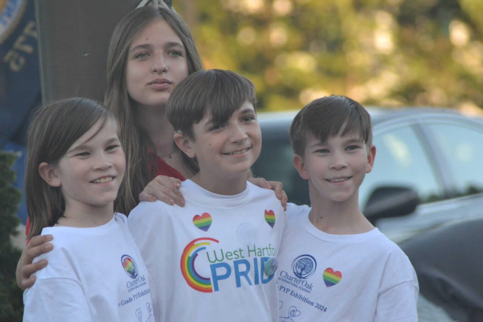 'Be Loud, Be Proud, Stand Against Hate': West Hartford Raises Pride ...