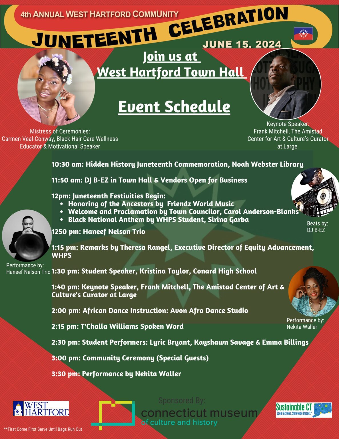 West Hartford’s Juneteenth CommUNITY Celebration Returns Saturday - We ...